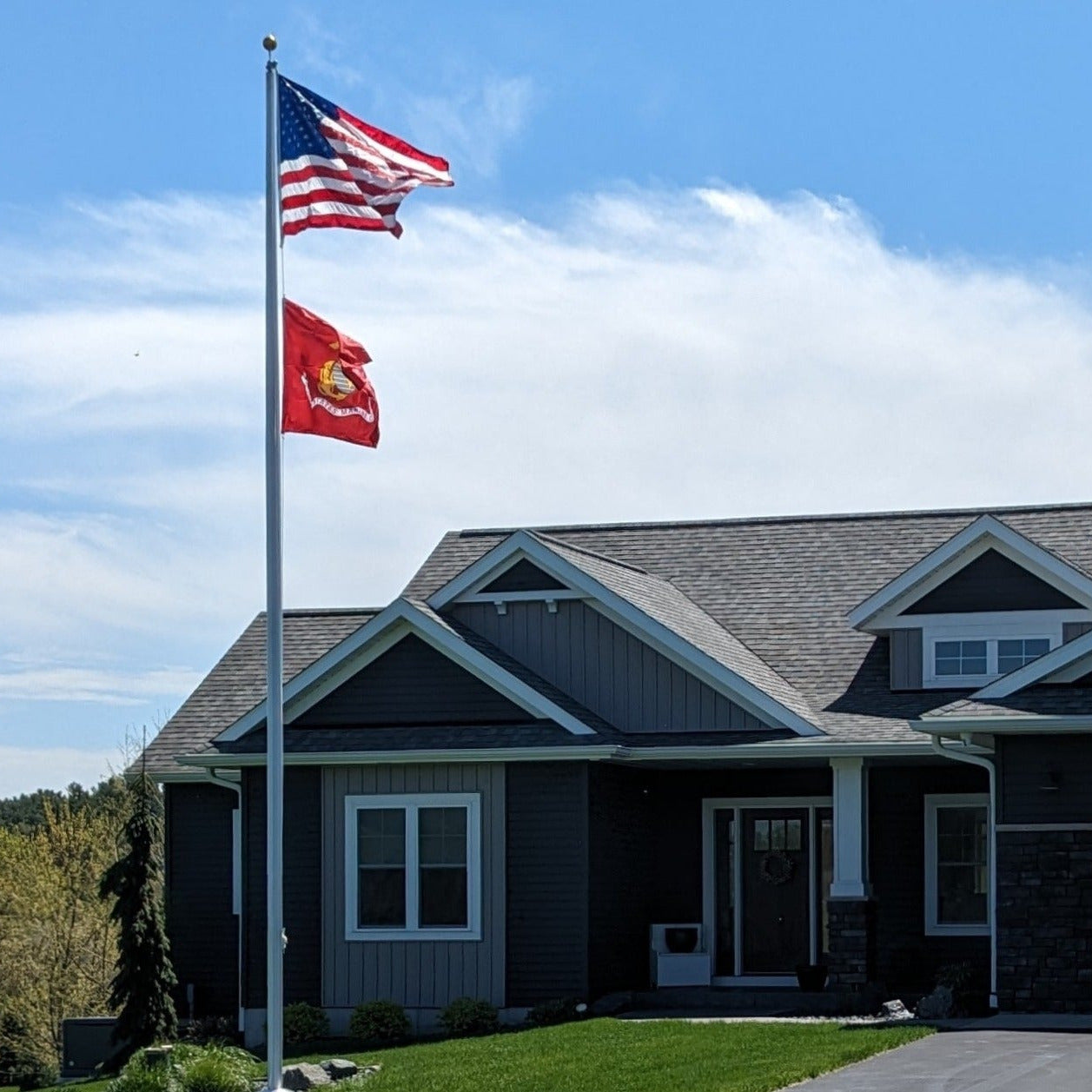 Portfolio | Flagpole Installations – Freedom Flag and Pole